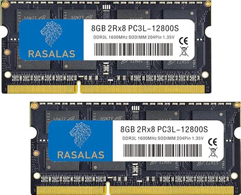 DDR3 16GB 2x8GB DDR3 1600MHz PC3L 12800 For Laptop 16GB DDR3 Non ECC Unbuffered 1 35V CL11 2Rx8