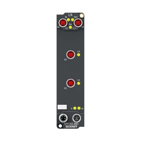 EPP EtherCAT P 端子盒 端口 EtherCAT P 拓扑扩展端子盒带电压补充功能 倍福 中国
