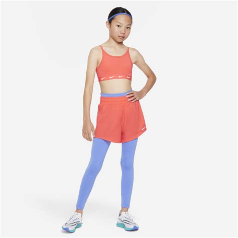 Buy Nike One Girls Sports Bra Ember Glowwhite Nike Saudi Official