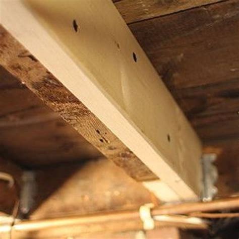 Fix Replace Damaged Floor Joists How To Sister A Joist Artofit
