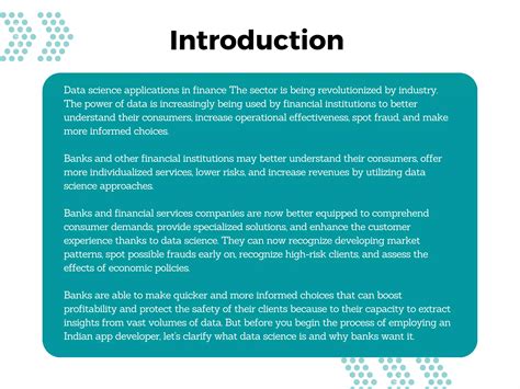 Data Science Use Cases In The Banking And Finance Sector Ppt