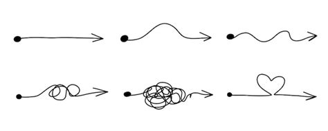 Premium Vector Arrow Set Chaos Simplifying Problem Solving And