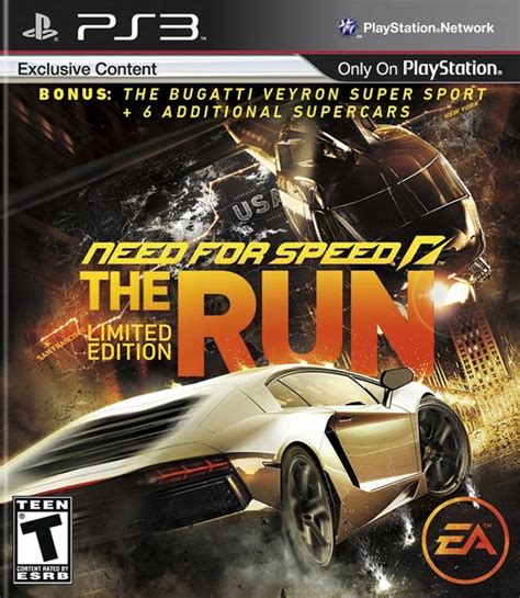 Need For Speed The Run Limited Edition Playstation Game
