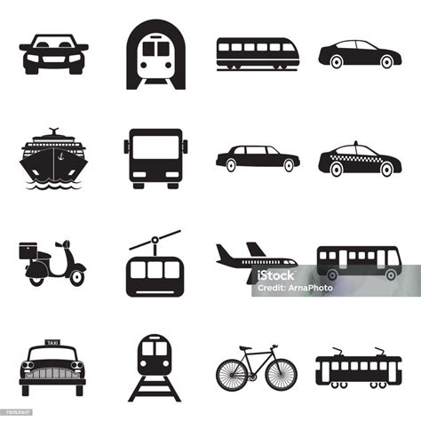 대 중 교통 아이콘입니다 블랙 플랫 디자인 벡터 일러스트입니다 기차에 대한 스톡 벡터 아트 및 기타 이미지 기차 아이콘 거리 Istock