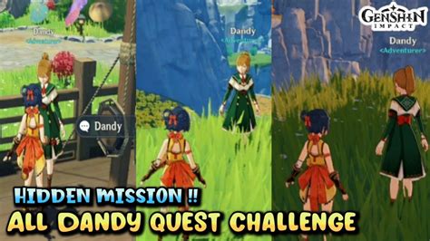 Hidden Mission All Dandy Quest Location Time Trial Challenge