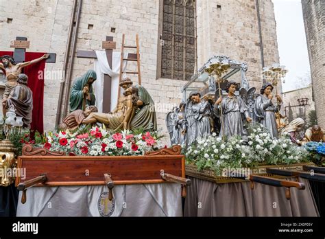 Float Made For Religious Processions Paso Exhibition Before Starting