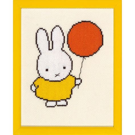 Borduurpakket Nijntje Met Ballon Hobbydoos Nl