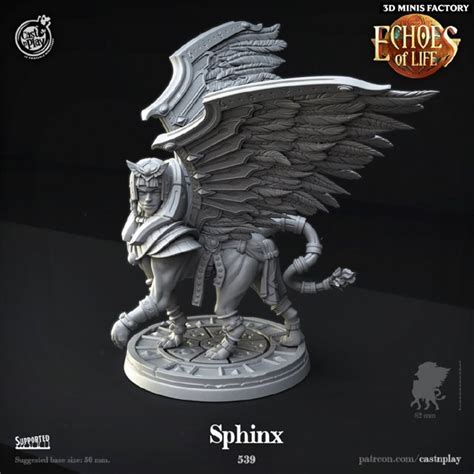 Sphinx From Cast N Play Echoes Of Life Monster