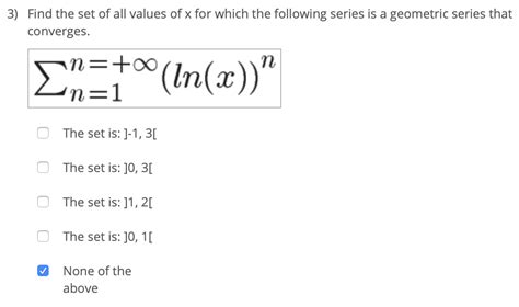Solved 3 Find The Set Of All Values Of X For Which The Chegg Com