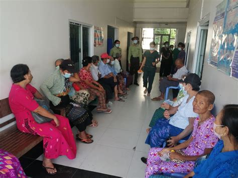 ရွှေတောင် မြို့နယ်တွင် အငြိမ်းစားနိုင်ငံ့ဝန်ထမ်းများအား ကျန်းမာရေးစောင့
