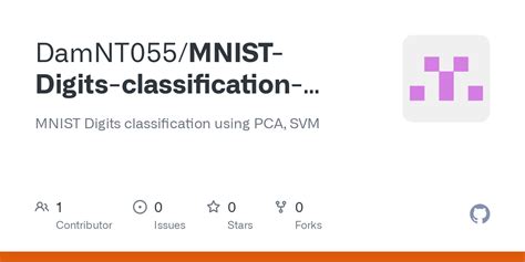 github damnt055 mnist digits classification pca svm mnist digits