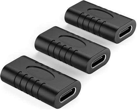 Aceyoon Usb C 31 Kupplung 3 Stücke Otg Type C Buchse Auf Buchse Adapter Konverte Verbindung Gen