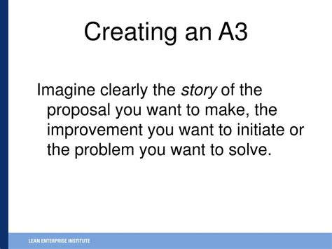Ppt A Key Link For Lean Transformation “a3” The A3 Process For