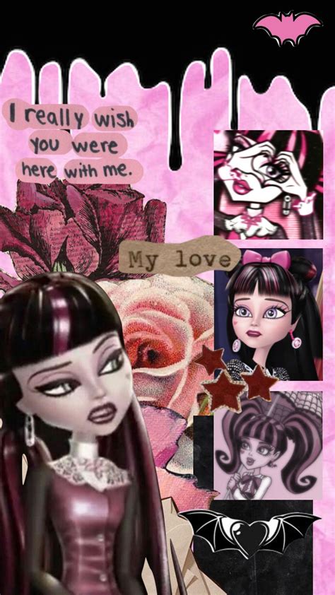 Draculaura Monsterhigh Pink Monster High Draculaura Aesthetic