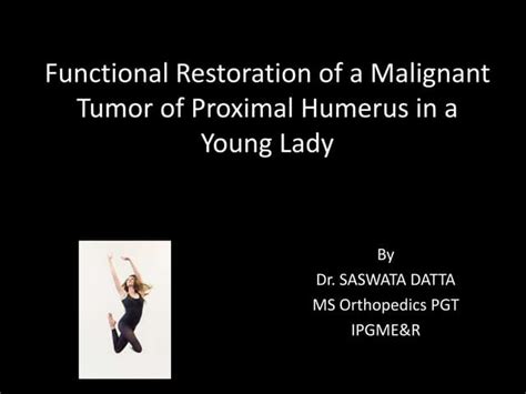 Chondrosarcoma Proximal Humerus Pptx
