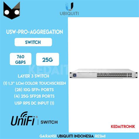 Jual Ubiquiti Switch Pro Aggregation Usw Pro Aggregation Kota Surabaya Kedaitronik Tokopedia