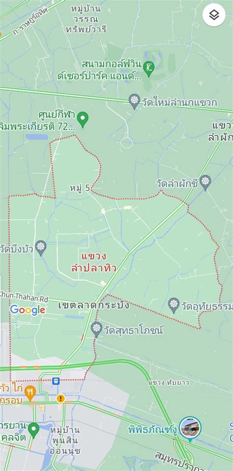 Maps Of Lam Pla Thio Subdistrict Lat Krabang District Bangkok Thailand