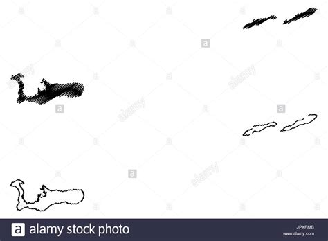 Cayman Islands Map Vector Illustration Scribble Sketch Cayman Islands