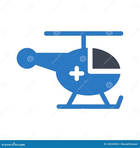Chopper Glyph Color Flat Vector Icon Stock Illustration Illustration