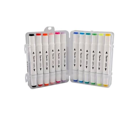 Art And Craft Dual Nib Artist Markers 12 Piece Makro