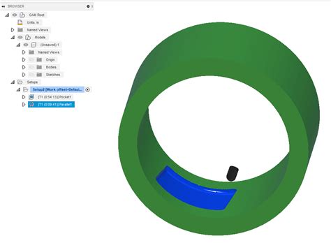 Solved Rotary Axis Internal Pocket Autodesk Community