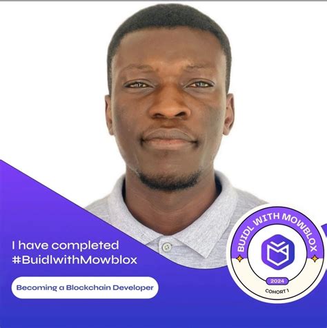Emmanuel Darko On Linkedin Buidlwithmowblox Mowblox Blockchain Web3