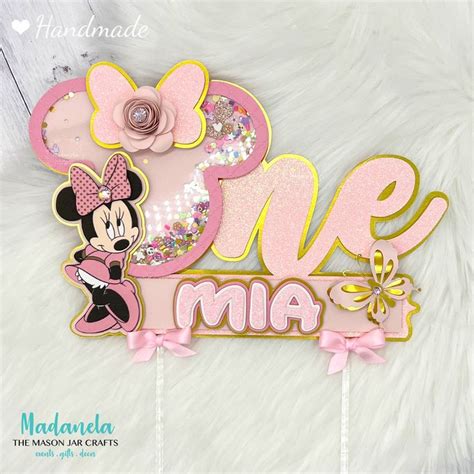 Minnie Mouse Cake Topper Minnie Shaker Cake Topper Cake Decorations