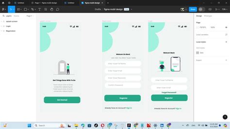 mohammed adam on linkedin mobile app figma ui design