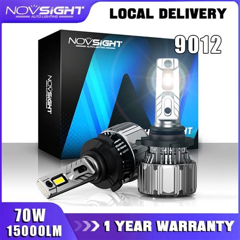 Novsight N LED Headlight Light Bulb Built In Driver Pair