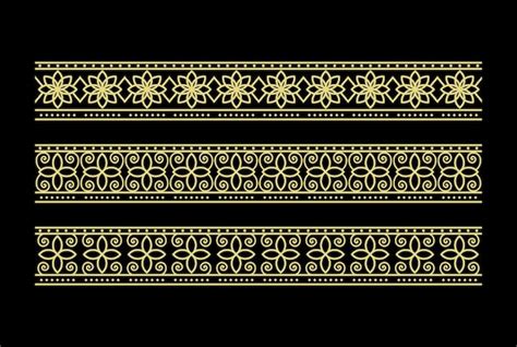 Premium Vector Elegant Luxury Rectangle Seamless Golden Decorative Beauty Royal Border Frame