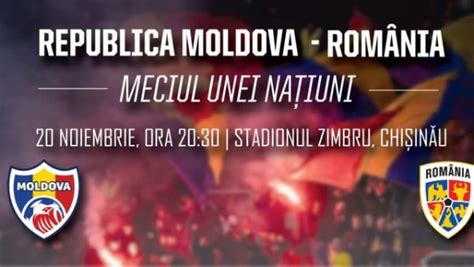 Meciul unei națiuni S au pus în vânzare biletele pentru partida Republica Moldova România