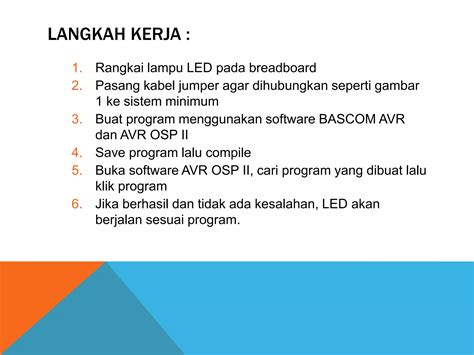 Running Led Dengan Atmega16 Ppt