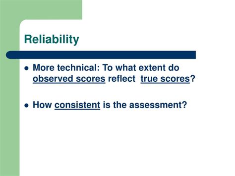 PPT Reliability PowerPoint Presentation Free Download ID 481752