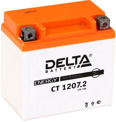 Аккумулятор DELTA CT 1207.2 YTZ7S (7 A/H) 130 A R+ купить в Минске ...