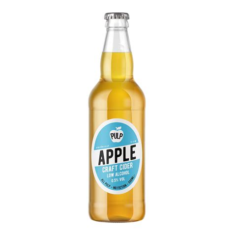 Pulp Low Alcohol Cider Non Alcoholic Beverage Apple 12