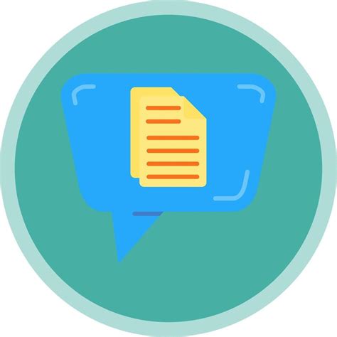 Document Flat Multi Circle Icon 41653470 Vector Art At Vecteezy