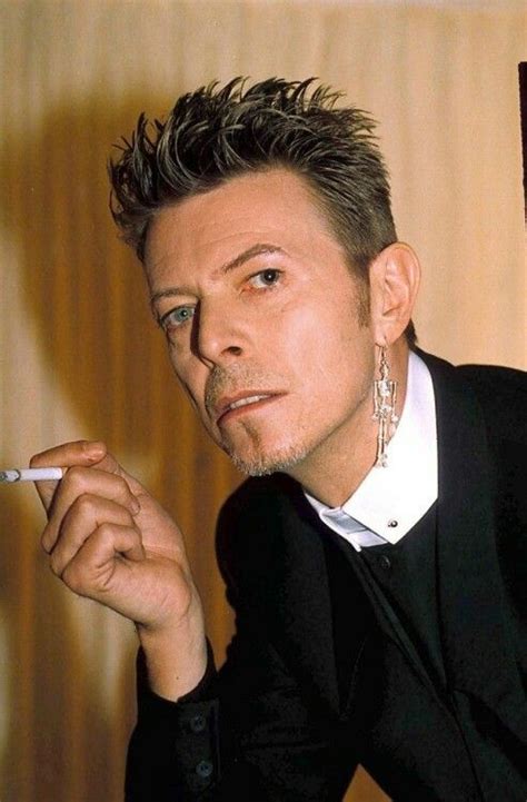 David Bowie Wearing A Vivienne Westwood Earring A Thierry Mugler Suit