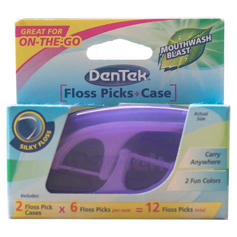 Dentek Floss Pick With Case Watsons Philippines