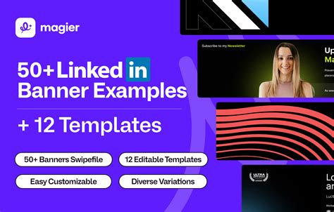 editable free linkedin templates for profiles and company pages figma