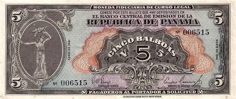 Panama Banknotes Value Updated 2026