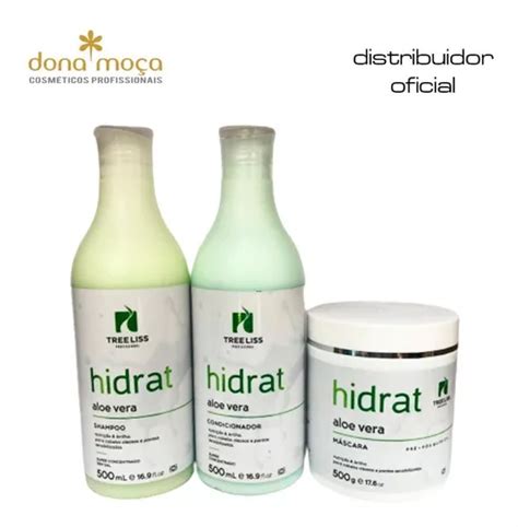 Kit Hidrat Aloe Vera Cabelos Oleosos Tree Liss Parcelamento Sem Juros