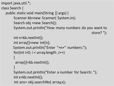 Linear Search Technique