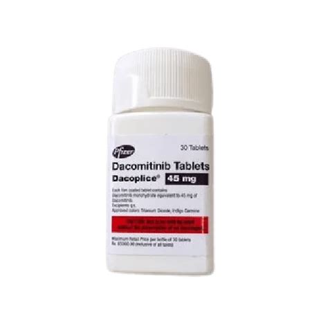 Dacomitinib Tablets Vizimpro Tablets Latest Price Manufacturers
