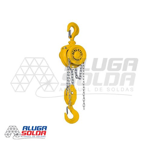 TALHA MANUAL NT TON MTS ELEVACAO BERG STEEL Aluga A Solda