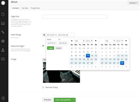 Diplo Date Range Picker Our Umbraco