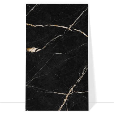 Błyszczący Panel Na ścianę Spc Calacatta Black Czarny Marmur