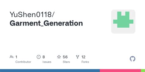 Github Yushen Garment Generation