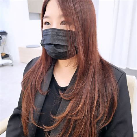 살롱드윤빛 산본미용실 1인미용실 레이어드컷 레이어드펌 시스루댄디펌 애즈펌 🧡🧡자연스러운 느낌의 레이어드 C컬펌 스타일🧡🧡 하이레이어드컷으로 가벼운