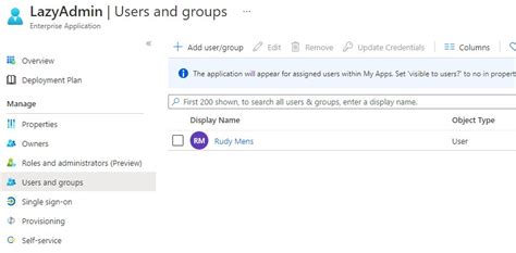 Atribuir usuários ao aplicativo do Azure AD o PowerShell