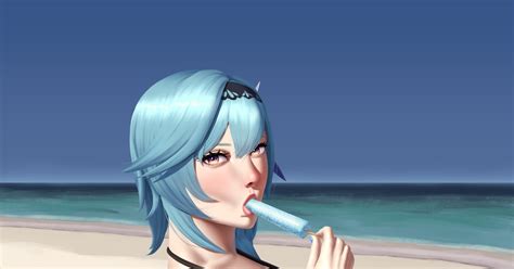 Ass Summer Eula ️🍑bikini Variant K Naychaのイラスト Pixiv